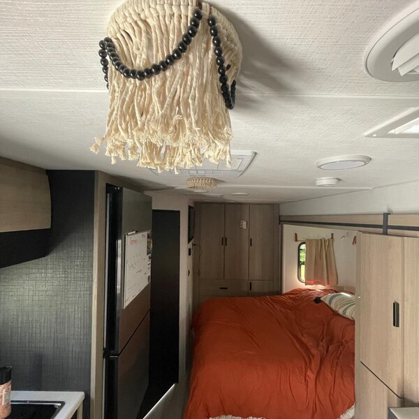 RV Light Cover, Handmade Boho Camper Trailer Decor RV Light Covers ...