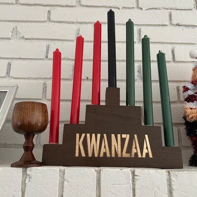 Happy Kwanzaa Puzzle With Matching Poster Teaches NGUZO SABA Principles ...