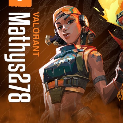 Valorant Custom Poster, Valorant Personalized, Valorant Fade Poster ...