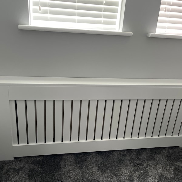 Unique Radiator Cover Oak Slat - Etsy UK
