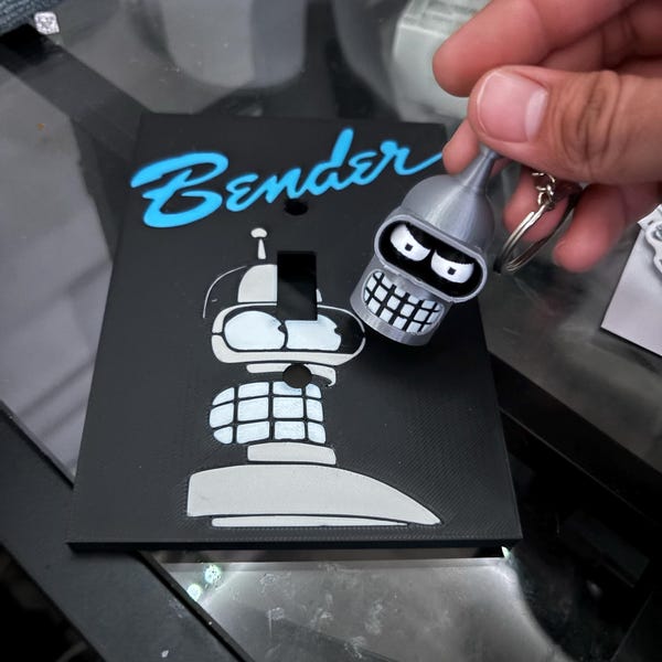 Futurama Bender Zoidberg Keychain - Etsy