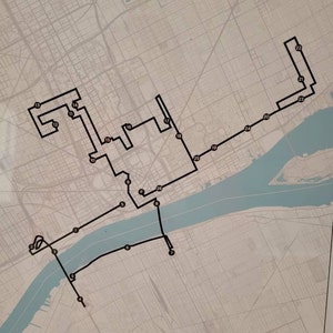 Philadelphia Marathon Course Map Personalized Philadelphia Marathon ...