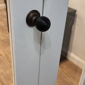 Black Ebonised Antique Wooden Beehive Door Knobs Knob Pair - Etsy UK