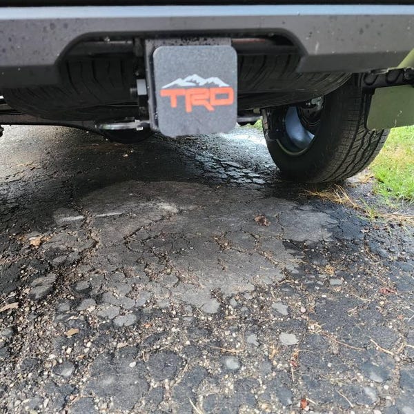 TRD Mountain Hitch Cover for Toyota Tacoma - 4runner - Tundra - Sequoia ...