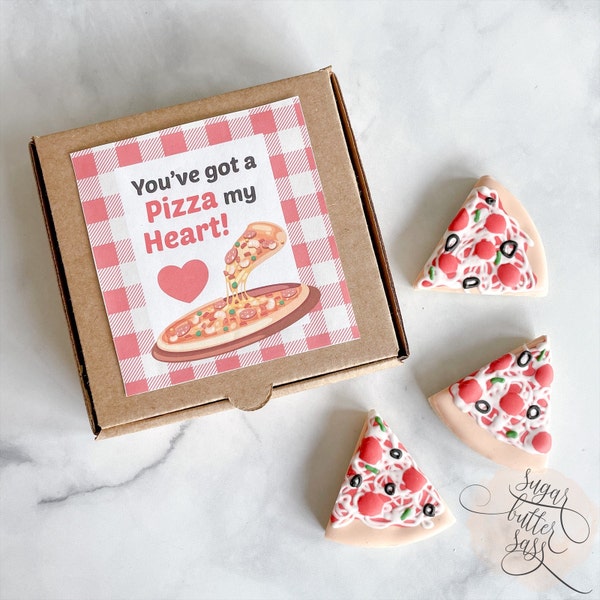 You've Got a Pizza My Heart! - Printable Pizza Box - Valentine's Day ...