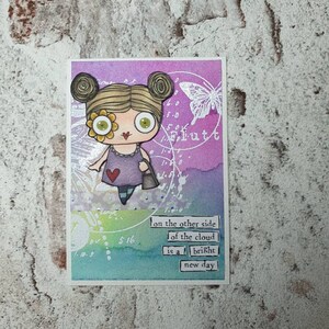 Hello June Whimsical Summertime Gal With Accent Images and - Etsy