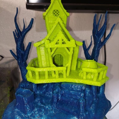 Town Buildings Set 3D Print, Modular Village District, 28mm Terrain ...