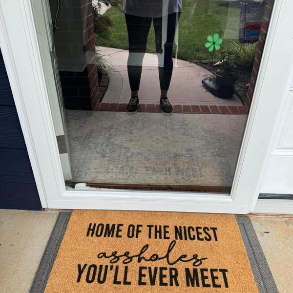 Welcome Hope You Like Plants Door Mat welcome Mat Housewarming Gift ...