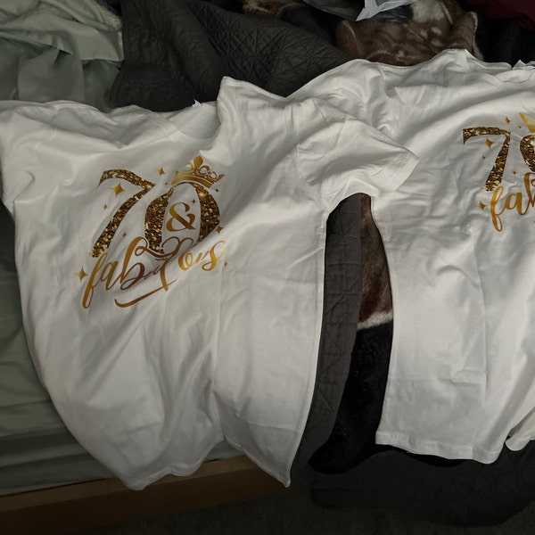 Custom Birthday Shirt, 70th Birthday Shirt, Chapter 70 Birthday Shirt ...