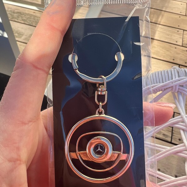 W126 Mercedes-benz Steering Wheel Key Chain - Etsy