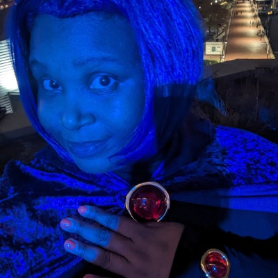 Raven Gem Set Raven Teen Titans Cosplay Orb Accessories, Raven Belt ...