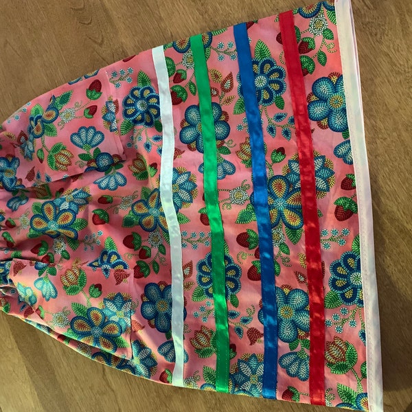 Jackie Traverse Ojibway Florals Cotton 60" Wide- First Nations Fabric ...
