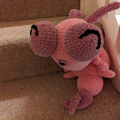 Pink Larva Crochet Pattern PDF - Etsy