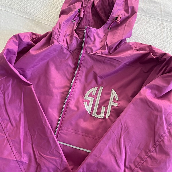 Monogrammed Rain Jacket for Women Rain Coat Personalized Gifts for Her ...