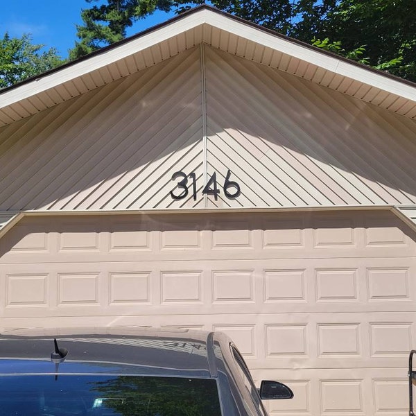 12 Inch Modern House Numbers Letters - Etsy