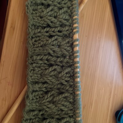 KNITTING PATTERN Scarf Knitting Pattern, Warm Wrap Scarf Knit Pattern ...