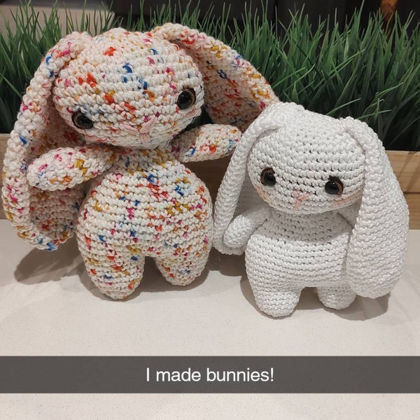 DIGITAL PATTERN: Chonky Bunny Crochet Plushie - Etsy