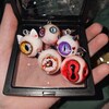 Handcrafted Resin Purple Devil Eyeball Jewelry - Eyeball Necklace ...