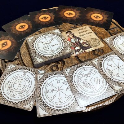 Seals of Solomon Magic Cards, Talismans of King Solomon, Key of Solomon ...
