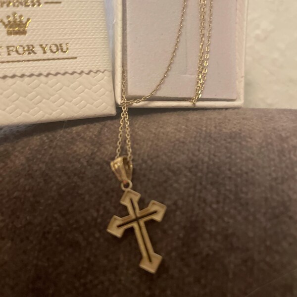 14k Gold Armenian Crosses Religious Jewelry Protection Cross Neutral ...