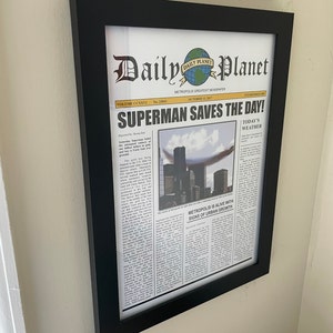 Supergirl CATCO Magazine Fan Art Front Page - Etsy