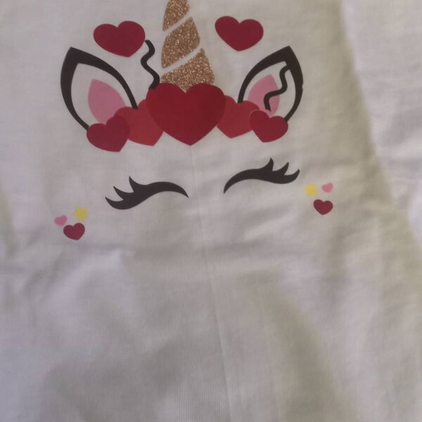 Love Unicorn Svg, Valentine Svg, Heart Svg Cutfile for Cricut ...