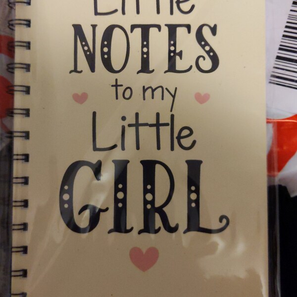 Little Notes to My Little Girl, Baby Keepsake Gift, Daughter Gift ...