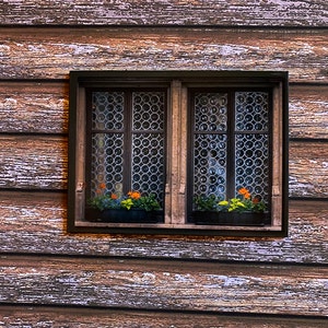 Miniature Arched Moody Faux Window Paper Window Reproduction | Etsy
