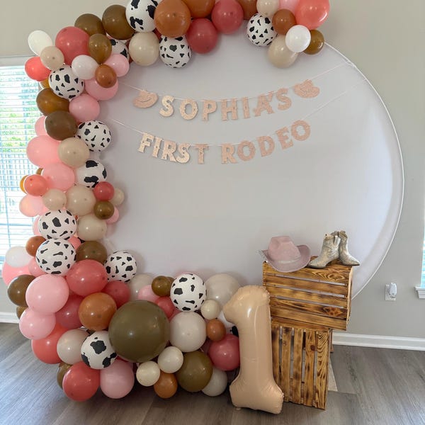 1st Rodeo Birthday, First Rodeo Banner, My First Rodeo Banner, Cowgirl ...