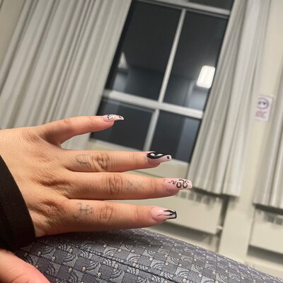 Karol G Press on Nails Karol G Nails Pink Karol G Nails - Etsy