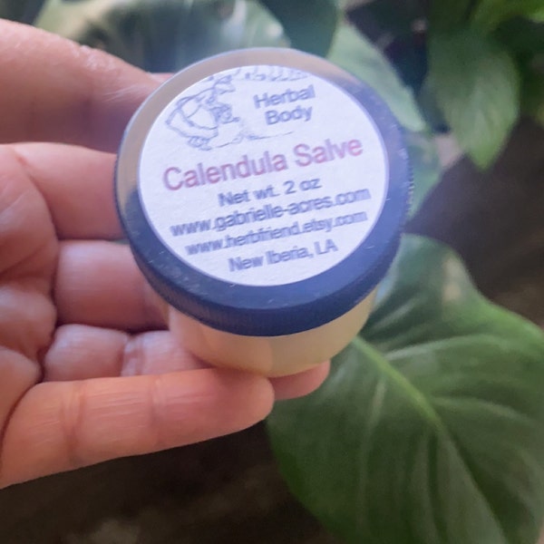 Calendula Salve. Calendula Infused Herbal Balm, Organic Ingredients ...