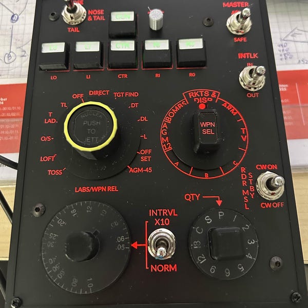 DCS World F-4 Phantom Weapons Control Panel - Etsy