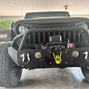 Skully Middle Finger Front License Plate Vanity Plate - Etsy