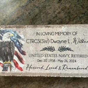 Personalized Horse Pony Memorial Stone. 8x4 Stone Brick. Burial Marker ...