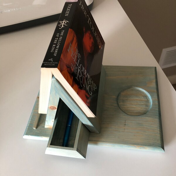 Personalized Solid, Wooden Book Rest / Book Holder / Book Valet ...