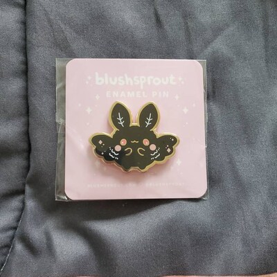Cute Cryptid Mothman Enamel Pin Kawaii Mythical Creature - Etsy