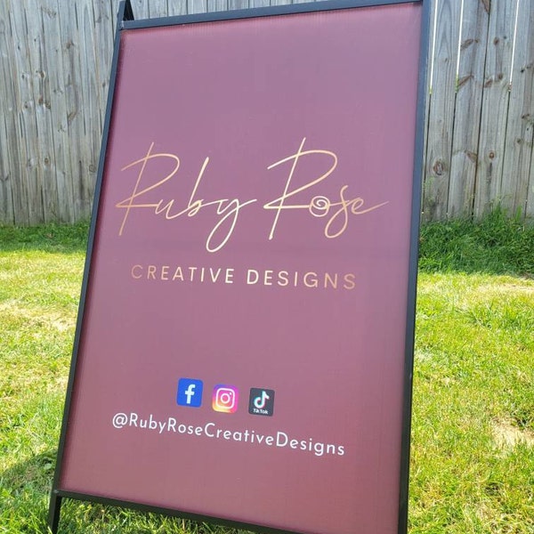 Bounce House Rules, Sidewalk Sign, A-frame Business Sign, Business Menu ...