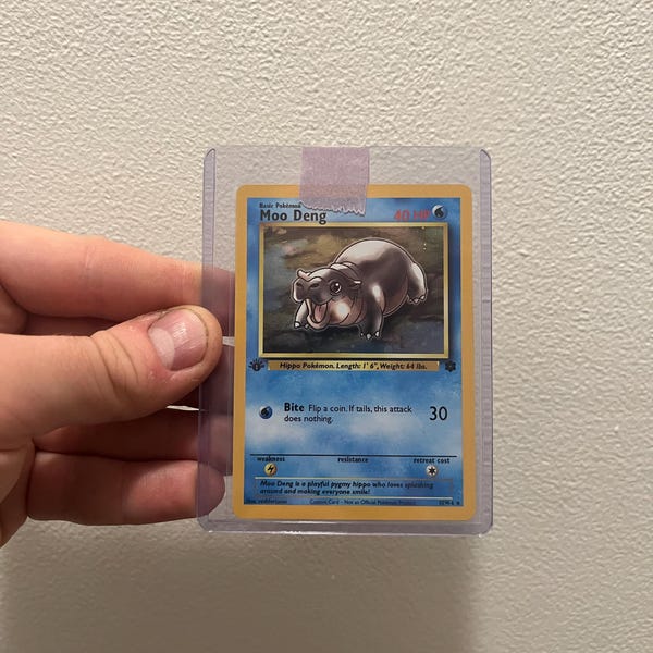 Gorochu Custom Holographic Card - Etsy