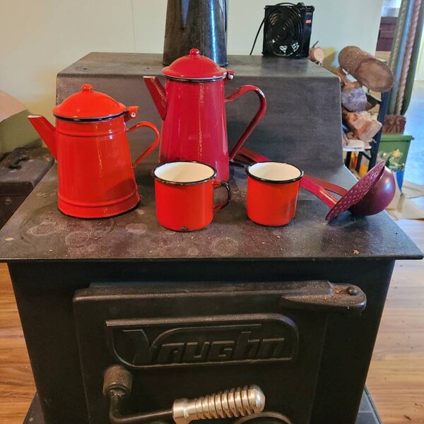 Set of 6 Vintage French Kitchen Canisters - Etsy