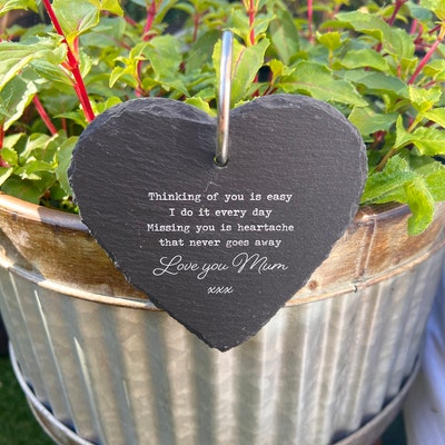 Bee Grave Stick Marker Slate Memorial Ornament Plaque Memory Special ...