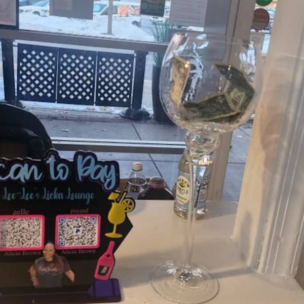Bartender Sign | Mobile Bartender Sign | Bartender Scan to Pay Acrylic ...