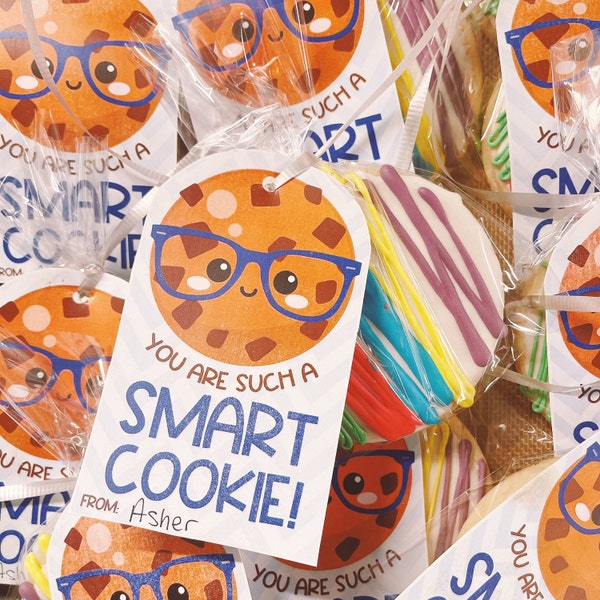 PRINTABLE You Are Such a SMART COOKIE! Tag | Instant Download ...