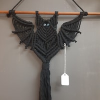 Macrame Bat Tutorial Pattern Digital Download, Whimsigoth, Witchy, Diy ...