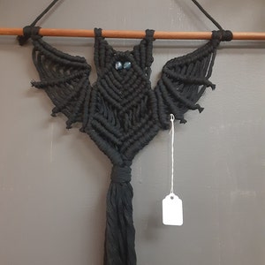 Macrame Bat Tutorial Pattern Digital Download, Whimsigoth, Witchy, Diy ...