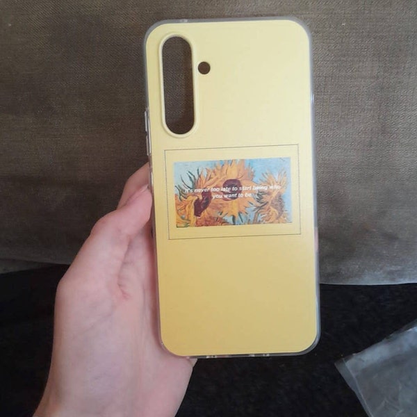 Yellow Aesthetic Phone Case Collage Cover Fit for iPhone 16 15 14 13 12 ...