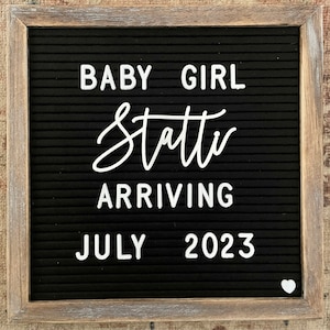 Custom 2 Calligraphy Script Name or Word for Letter Board Felt Board ...