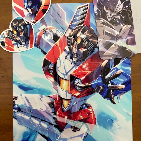 Starscream | Transformers IDW Print - Etsy