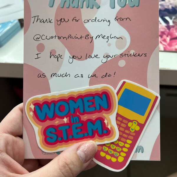 Scientific Calculator Sticker, STEM Sticker, Engineering and Math ...