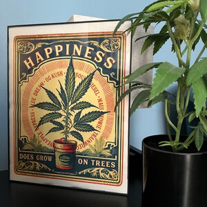 Weed Art Print, Mary Jane Wall Art, 420 Poster, Elevate Your Space With the Mary Jane Cannabis ...