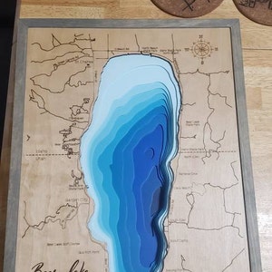 Digital File PDF SVG Great Salt Lake Utah Bathymetric - Etsy